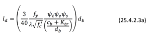 Applying ACI 318-14 Development Length Provisions to Post-Installed ...